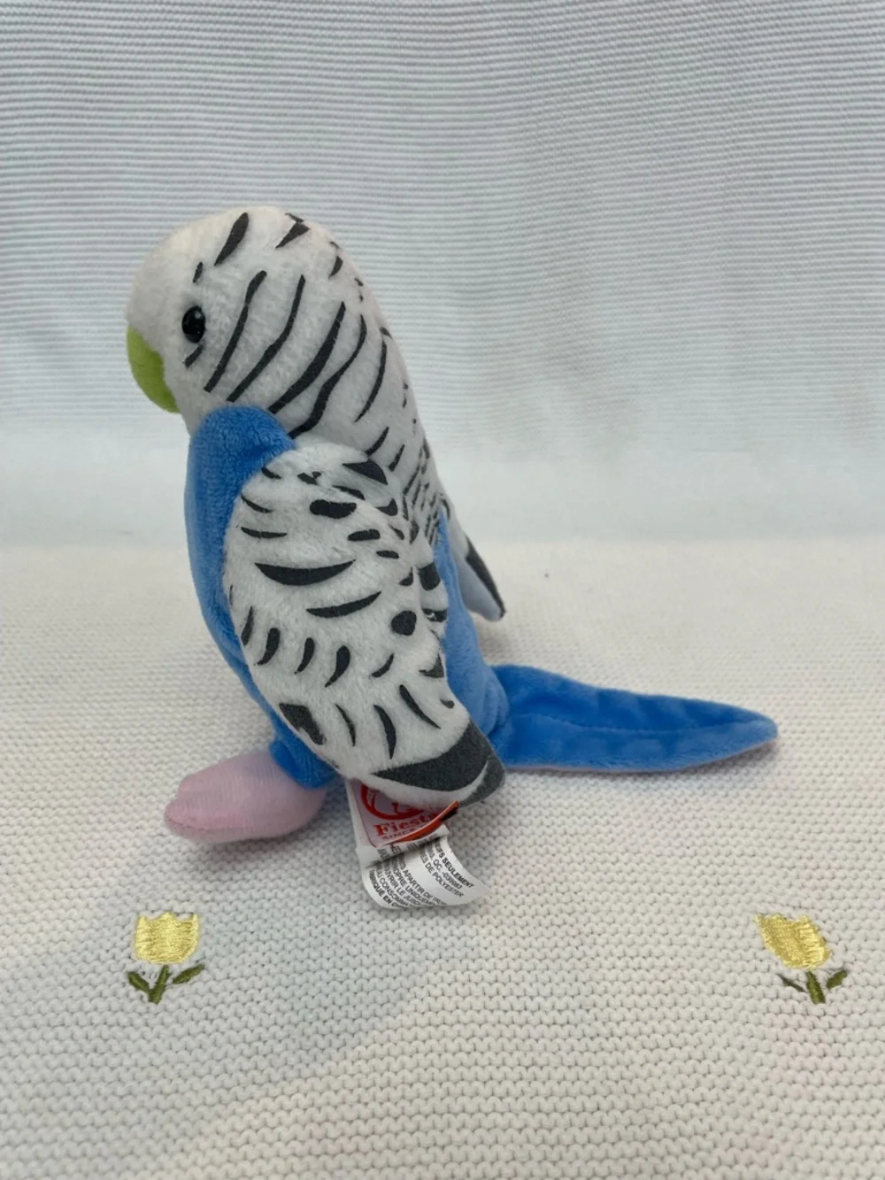 Fiesta | Toys | Fiesta Budgie Bird Plush Blue Parakeet Stuffed Animal 6 ...